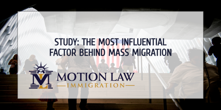 Study: The Most Influential Factor Behind Mass Migration | Motion Law ...